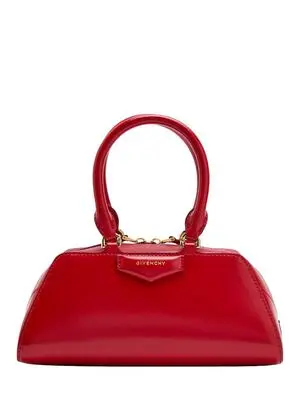 Givenchy Antigona East-west Mini Leather Cross-body Bag - Red