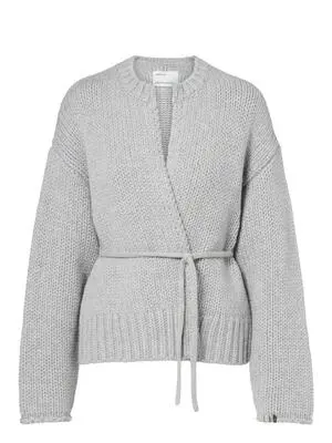 Extreme Cashmere Ginza Cashmere Wrap Cardigan - Grey