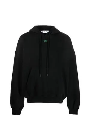 Off-White Alien Mush Boxy Fit Hoodie - Black
