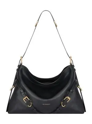 Givenchy Voyou Medium Bag With Goldtone Hardware - Black