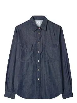 Paul Smith Casual-fit Indigo Rinse Denim Shirt - Blue