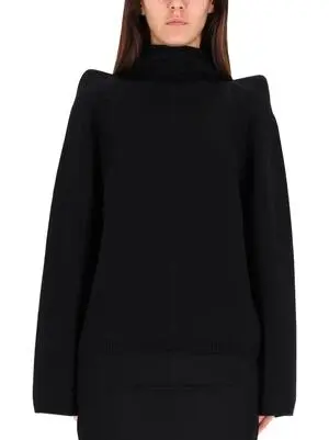 Rick Owens Wool Top Sweater - Black