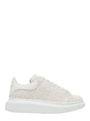 Alexander McQueen Oversized Glitter Sneakers Pink