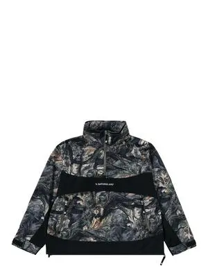 A BATHING APE Tree Edge Camo Anorak Jacket - White