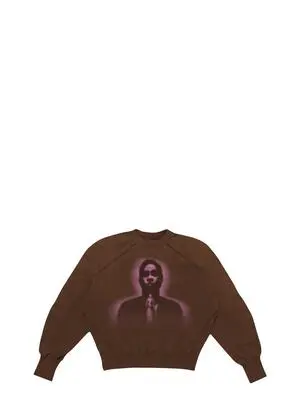 SP5DER X Young Thug 'angel' Crewneck - Brown
