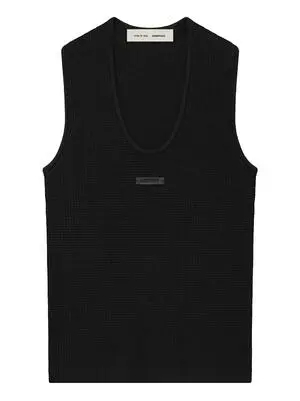 Fear Of God Waffle Tank - Black