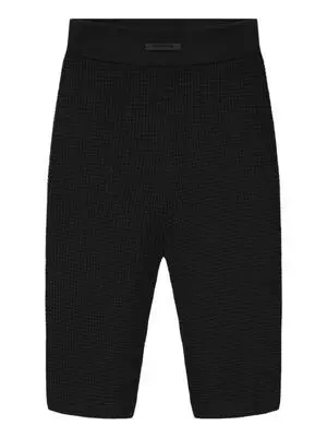 Fear Of God Waffle Biker Short - Black