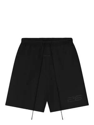 Fear Of God Satin Fleece Relaxed Sweatshorts - Black