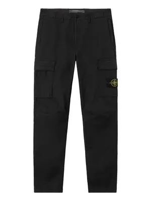 Stone Island Casual Cargo Pocket Trousers - Black