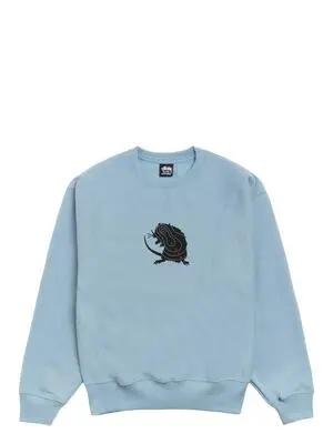 StÜssy Long Range Crewneck - Blue
