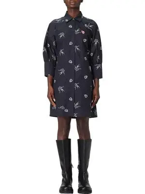 Pinko Printed Shirt Dress - Black