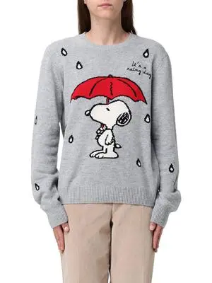 MC2 SAINT BARTH Mc2 Saint Barth Dog Motif Sweater Grey
