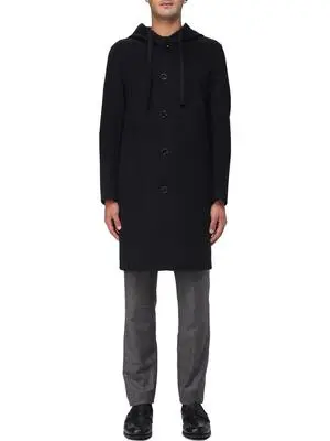 LARDINI Long Coat - Black