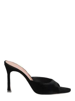 Amina Muaddi Heeled Sandal - Black
