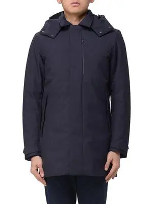 SAVE THE DUCK Hooded Zip-up Coat - Blue