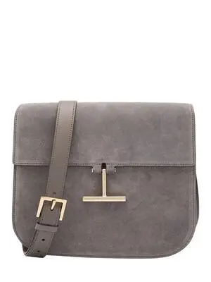 TOM FORD Tara Medium Crossbody Bag - Grey