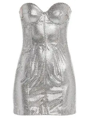 Dolce & Gabbana Crystal Embellished Bustier Mini Dress - S0998 Arge