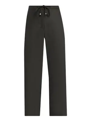 Max Mara Cropped Trousers - Dark Green