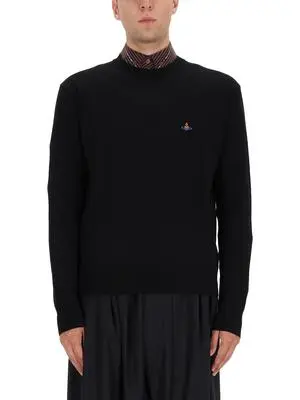 VIVIENNE WESTWOOD Alex" Jersey With Logo - Black