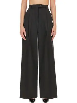 Sportmax Wide Leg Trousers - Black