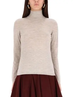 Max Mara Meana Turtleneck Sweater - Beige