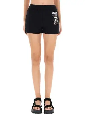 Moschino Printed Shorts - Black
