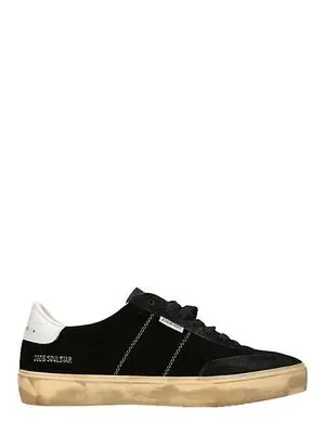 GOLDEN GOOSE Soul Star Suede Trainers - Black/comb