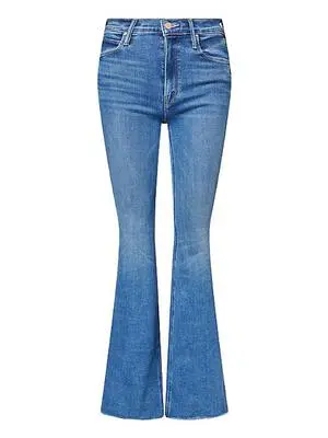 MOTHER Stretch-denim Blend Flared Jeans - Lets Split