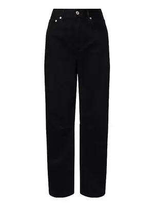 Citizens Of Humanity Miro Long Relaxed-fit Denim Jeans - Solid Black