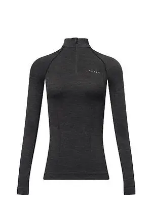 Falke Long Sleeve Wool-tech Top - 3000 Black