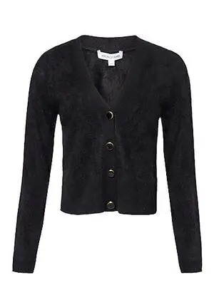 Veronica Beard V-neck Cashmere Cardigan - Black