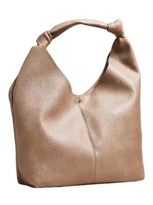 Anthropologie Love Knot Slouchy Bag Brown