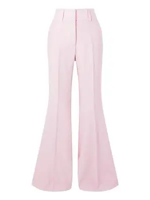 Gabriela Hearst Rhein Wool Flared Pants - Pink