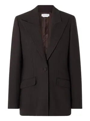Gabriela Hearst Leiva Wool Blazer - Brown