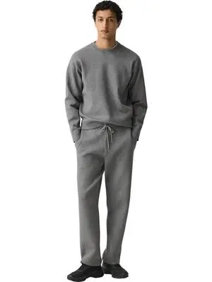 Theory Drawstring Sweatpant In Light Bilen - Grey Heather