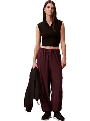 Calvin Klein Woven Parachute Pants - Purple Lights