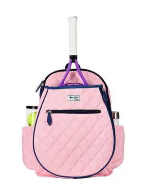 AME & LULU Tennis Backpack - Quilted Blush