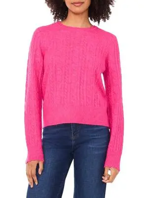 CECE DUPRAZ Cable Stitch Crewneck Sweater - Paradox