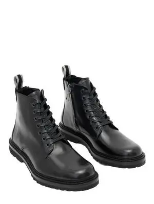 JOHN VARVATOS Lex Leather Combat Boots