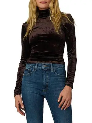 Joe's Jeans The Velvet Tony Turtleneck Top - Cacao