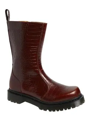 Dr. Martens Regena Refined Lug Sole Boots Mocha Brown