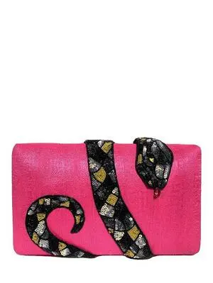 SIMITRI Kaa Clutch - Pink