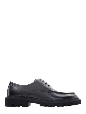 ANTHONY VEER Barret Moc Derby - Black Leather