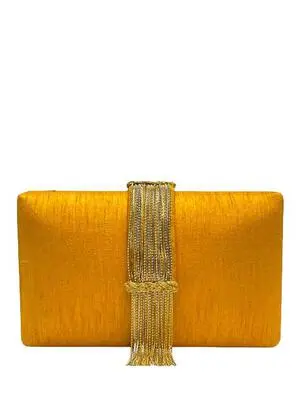 SIMITRI Fringe Clutch - Gold