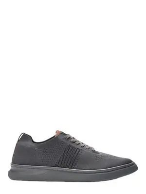 A. VEER Stride Knit Lace-up Sneakers - Grey Leather