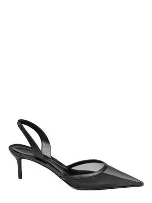 BRITT NETTA Esme Slingback 60 - Black Nappa