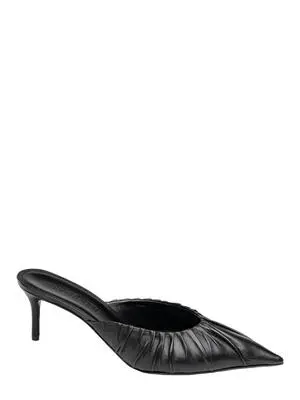 BRITT NETTA Anora Leather Mule - Black
