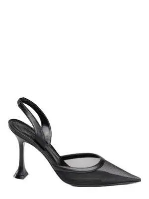 BRITT NETTA Esme 95 Slingback - Black Nappa