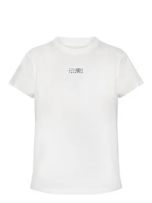 MAISON MARGIELA T-shirt With Logo Patch - White