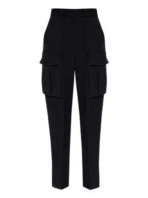 BALMAIN Wool Cargo Trousers